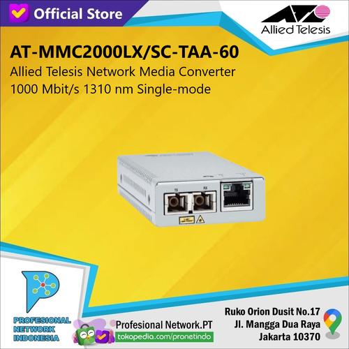 Promo Allied Telesis AT-MMC2000LX/SC network media converter Cicil 0% 3x - Jakarta Pusat ...