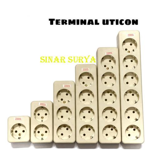 Jual UTICON STOP KONTAK ARDE 1 - 6 LUBANG / TERMINAL KUNINGAN UTICON - 1L - Kota Medan - Sinar ...