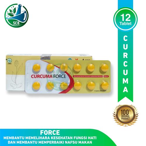 Jual Curcuma FORCE ISI 12 Kesehatan Fungsi Hati Multivitamin - Perstrip ...
