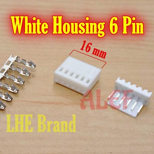 Jual Konektor white housing 6 Pin socket soket connector 6pin - Kota ...