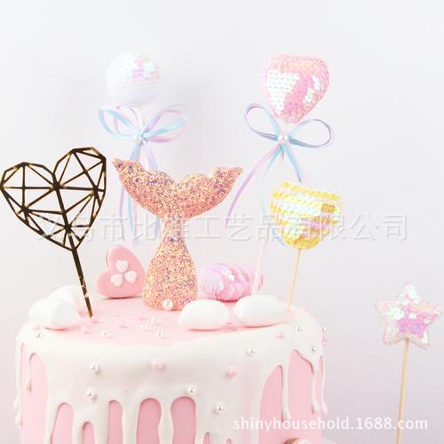 Jual Cake Topper Mermaid / Duyung /Ekor Mermaid / Ikan Duyung - Silver ...