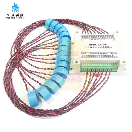 Jual AC Current Module MODBUS RS485 16 channel 40A 80A 120A Ammeter PLC ...