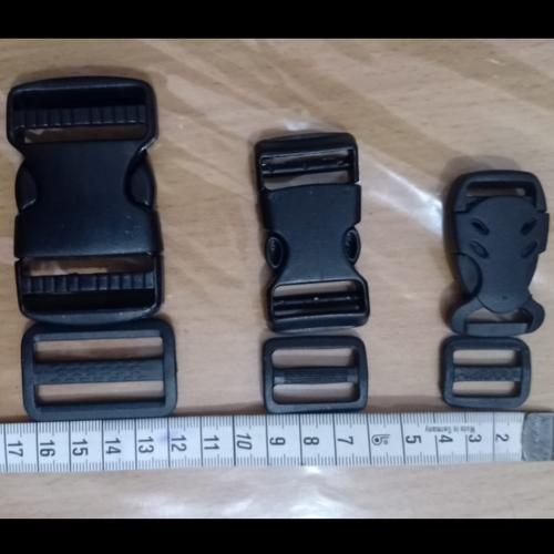 Jual Plastik klip tali tas / Buckles Plastik / Kunci sodok - 3 cm - Kab ...