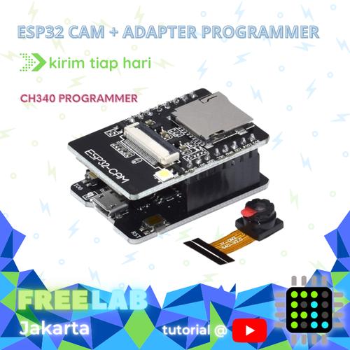 Jual ESP32-CAM WiFi Bluetooth Camera Modul OV2640 ESP32 Cam + Adapter ...