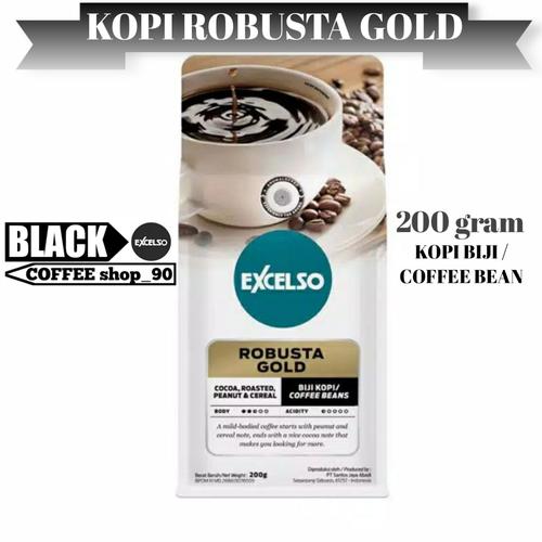 Jual kopi excelso robusta gold 200 gram (biji kopi/coffee beans) - Kota ...