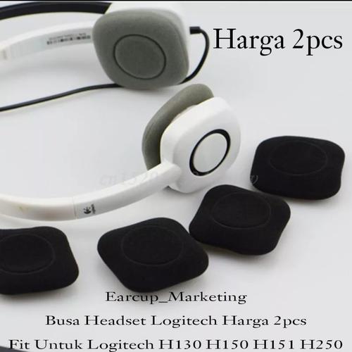 Jual Foam Earpad Busa Headset Logitech H150 H151 H130 H250 Headphone ...