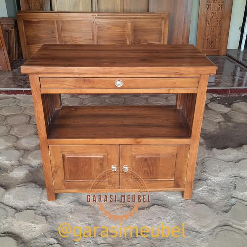 Jual meja dispenser kayu jati meja dapur minimalis meja aquarium jati ...