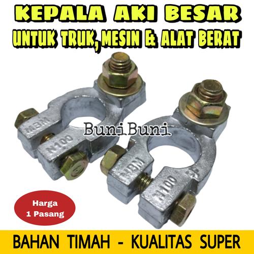 Jual Kepala Aki Mobil Besar Bahan Timah Tebal Untuk Truk & Alat Berat ...