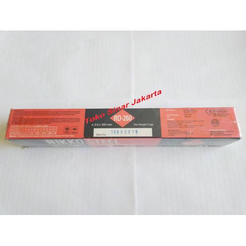 Jual Kawat Las Listrik NIKKO STEEL WELDING ELECTRODES RD-260 2.0x300mm ...