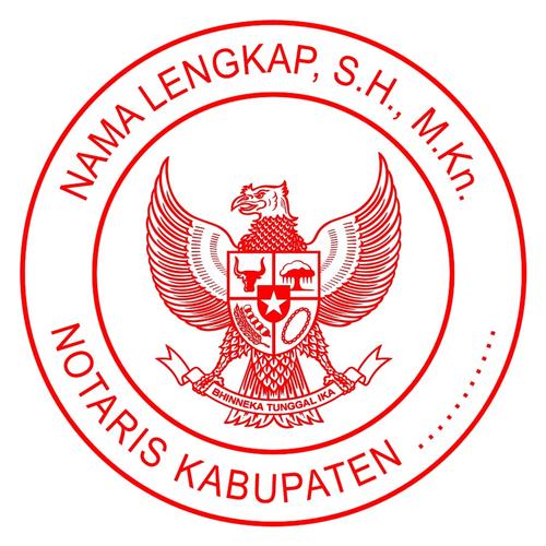 Jual Stiker Segel Akta Notaris / PPAT - Kab. Bekasi - Spesialis Stempel ...