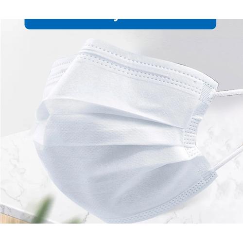 Jual MASKER EARLOPS 3ply 50pcs DISPOSABLE MASK WARNA PUTIH ISI 50 PCS ...