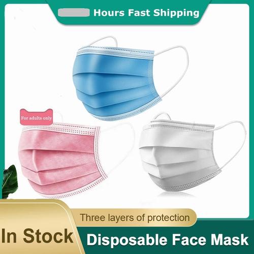 Jual MASKER WARNA WARNI 3ply 50pcs PINK BIRU PUTIH 50 PCS 3 PLY - Hitam ...