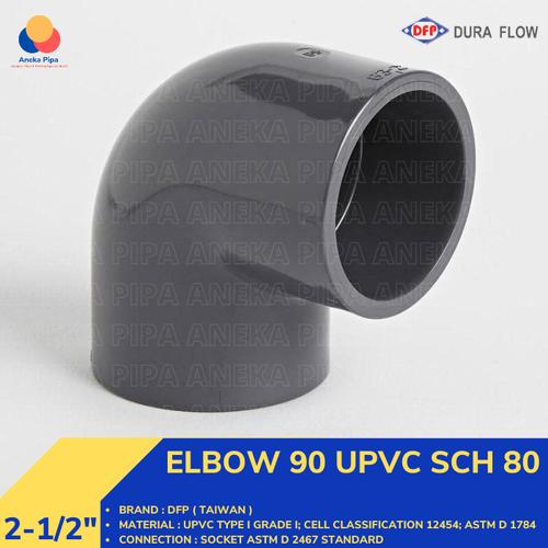 Jual Elbow 90 UPVC Sch 80 Socket ASTM size 2-1/2 Inch - Kota Tangerang - ANEKAPIPA | Tokopedia