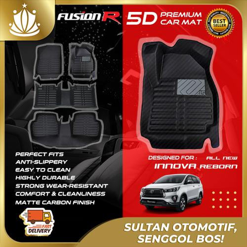 Jual Fusion R Karpet Mobil 5D Innova Reborn / Premium Car Carpet Carbon ...