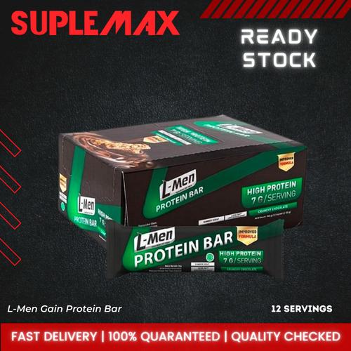 Jual L-Men LMen L Men Protein Bar / Snack Protein - CRUNCHY CHOCO, 1 ...