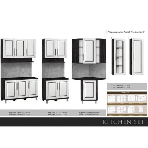 Jual Meja Dapur 3 Pintu Sucitra / Kitchen Set Bawah - 2 Pintu Kayu ...