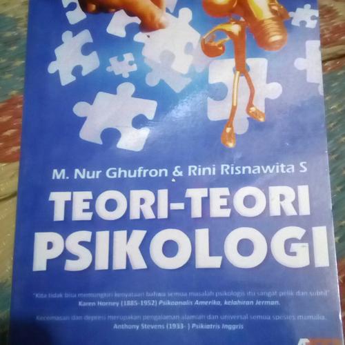 Jual teori-teori psikologi penulis gufron dan RINI RISNAWITA buku antik - Kota Bandung - BUKU ...