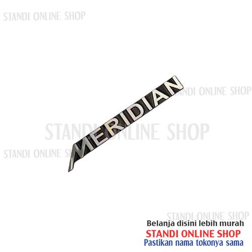 Jual Emblem Aluminium Sticker Decals 3D Logo Meridian Audio Speaker ...