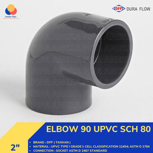 Jual ELBOW PVC SCH80 SOCKET ASTM / 2 INCH / DURAFLOW ( TAIWAN ) - Kota ...
