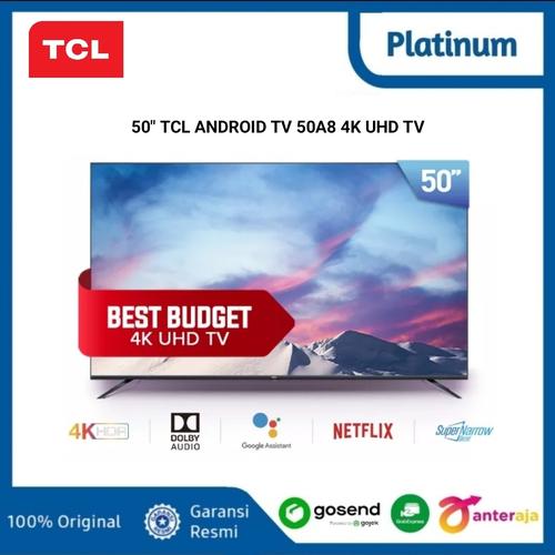 Jual LED TV TCL 50 INCH 50A8 ANDROID SMART TV - TANPA BUBBLE - Jakarta ...