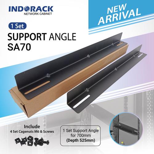 Jual SA70 - SUPPORT ANGLE FOR WALLMOUNT DEPTH 700MM - INDORACK ...