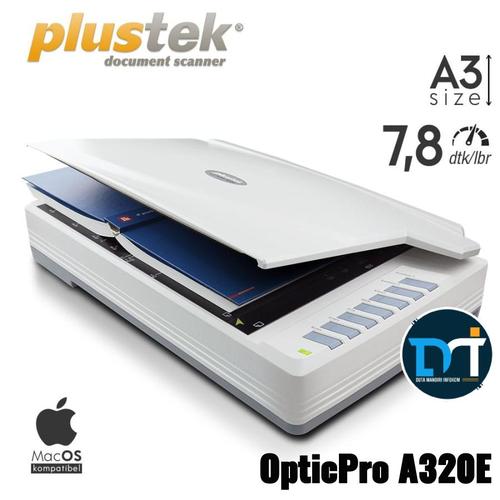 Jual Plustek OpticPro A320E - Flatbed Scanner Support F4 I A3 - Jakarta ...