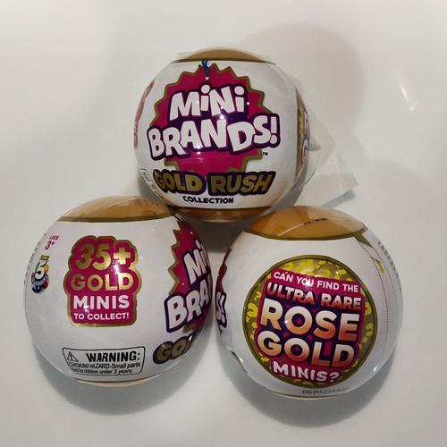 Jual zuru 5 surprise mini brands Gold Rush collection limited edition ...