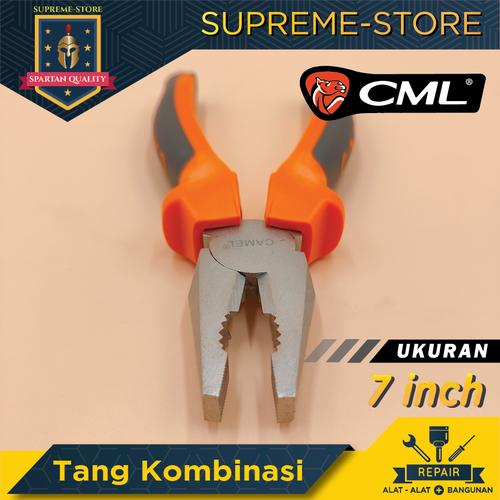 Jual Tang Kombinasi 7" Inch putih / Tang Industri Gagang Karet Fiber ...