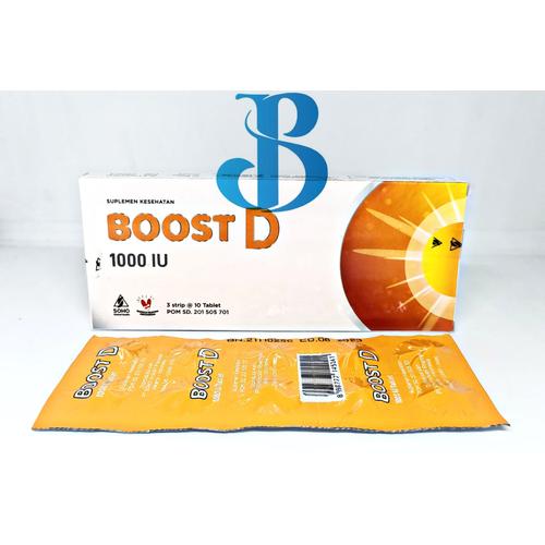 Jual Boost d 1000 iu strip isi 10 tablet vitamin d3 - Kab. Bogor - ABS ...