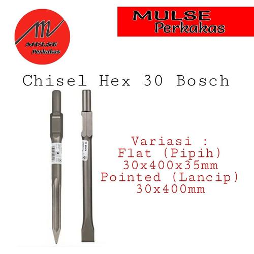 Jual Mata Bor Bobok Hexagon 30x400mm Bosch/ Chisel Hex 30 Bosch - Pipih - Kota Denpasar - MULSE ...