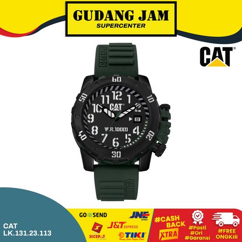 Promo Jam Tangan CAT Caterpillar LK.131.23.113 Army Green Black Cicil 0 ...