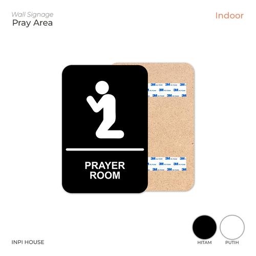 Jual ruang ibadah - papan tanda prayer room - Hitam - Kota Bandung ...