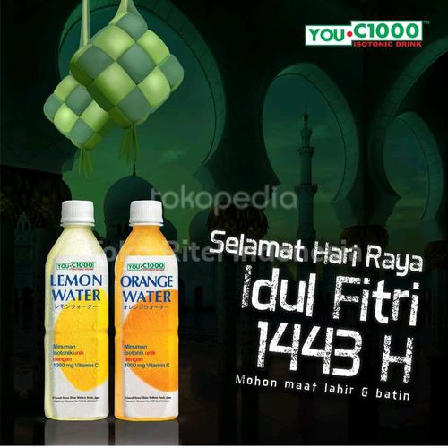 Jual You C1000 Botol 500 ml Lemon Orange Water|Orange Lemon Water Botol ...