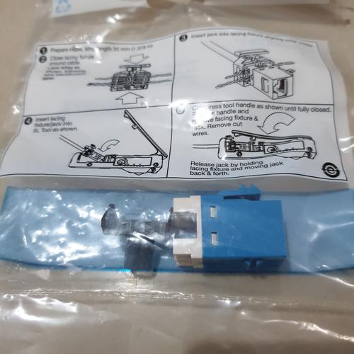Jual AMP Commscope Modular jack CAT6 RJ45 connector(blue) ORI - Jakarta ...