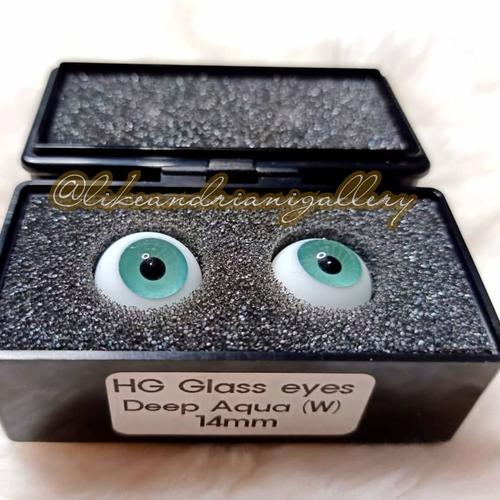 Jual Mata Boneka Ball Jointed, BJD HG Glass Eyes, Deep Aqua, SIZE ...