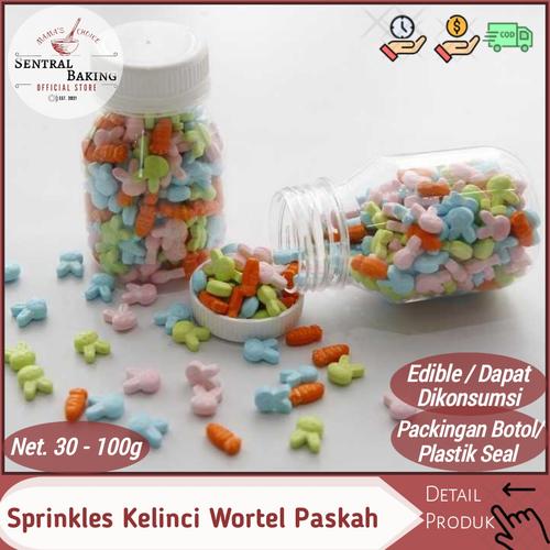 Jual Sprinkle Kue Kelinci Wortel Paskah / Springkel Sprinkel Bunny ...
