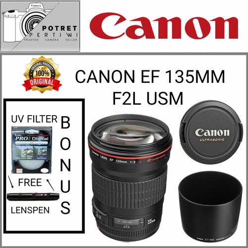 Jual CANON EF 135MM F2L USM / LENSA FULL FRAME CANON 135MM F2L USM ...