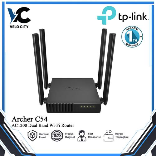 Jual Router TP-Link ARCHER C54 AC1200 Dual-Band - WiFi Router TP Link ...