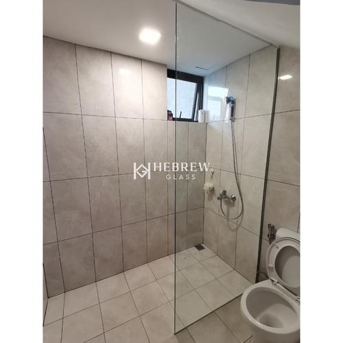 Jual SEKAT SHOWER Pintu Partisi Kaca Kamar Mandi Tempered Glass Shower ...