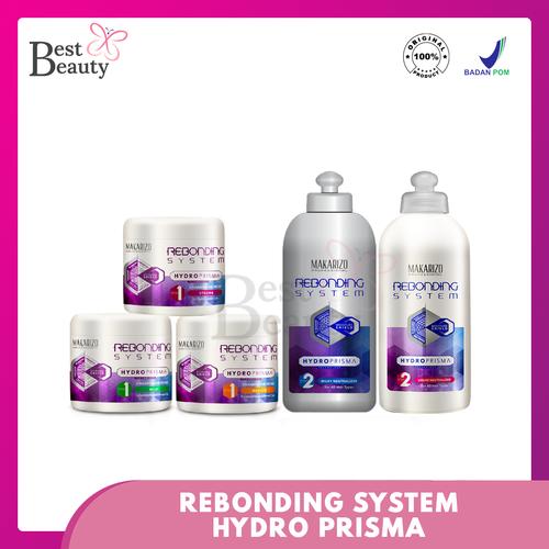 Promo Makarizo Professional Rebonding System HydroPrisma Straightening Cream - Step 2 Milky ...