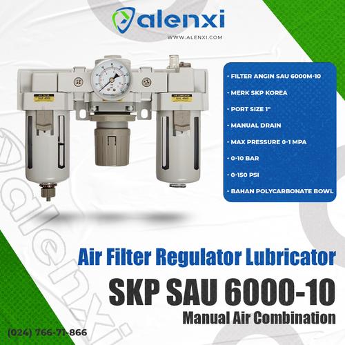 Jual Air Filter Regulator Lubricator SKP SAU 6000-10 Manual SKP SAU 600 ...