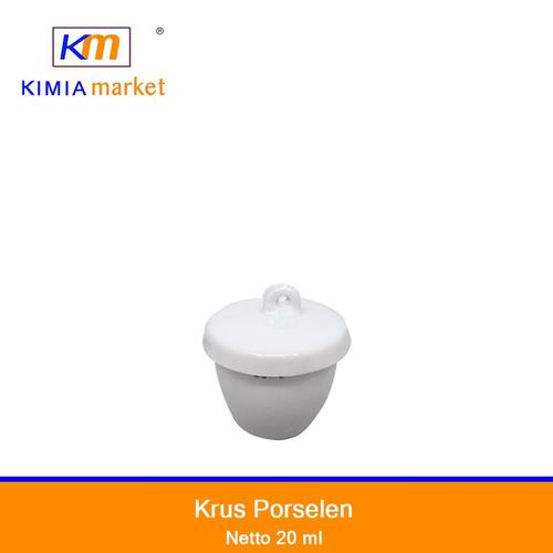 Jual Cawan Porselen atau Krus Porselen laboratorium - 20 mL - Kota ...