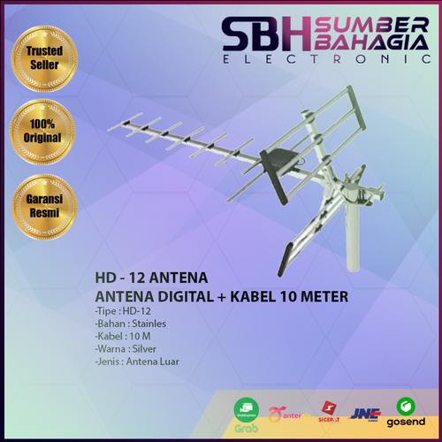 Jual HD - 12 ANTENA ANTENA DIGITAL + KABEL 10 METER (NEW) (KHUSUS ...