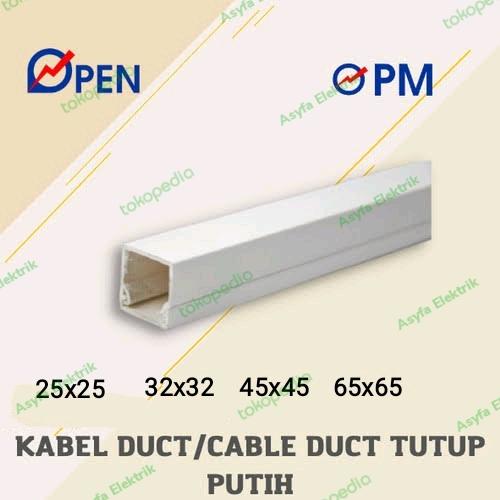 Jual kabel duct / wiring duct 25x25 Putih PM - Jakarta Pusat - Asyfa ...