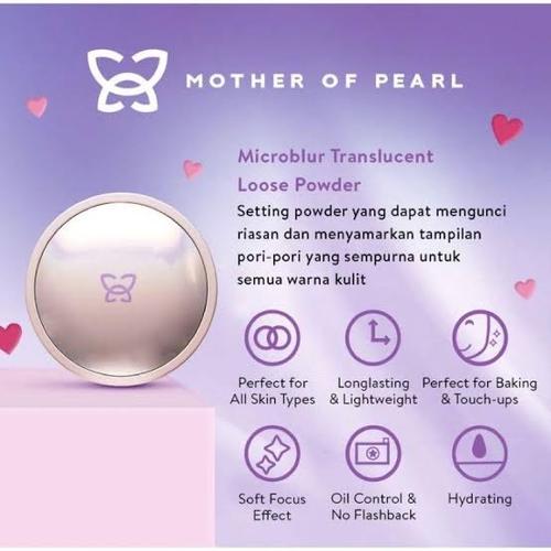 Jual MOP Beauty Mother of Pearl Tasya F Microblur Translucent Loose ...