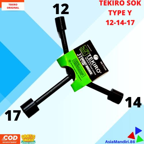 Jual Kunci Sock Socket Sok Y Shocket Wrench Tekiro 12-14-17 - Kab ...