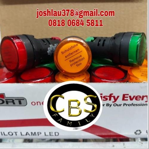 Jual Fort Pilot Lamp LED 16mm AD2216DS 220VAC / 24VDC / 12VDC - Jakarta ...