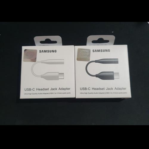 Jual CONVERTER JACK AUDIO To TYPE C HEADSET SAMSUNG JACK ADAPTER to 3 ...