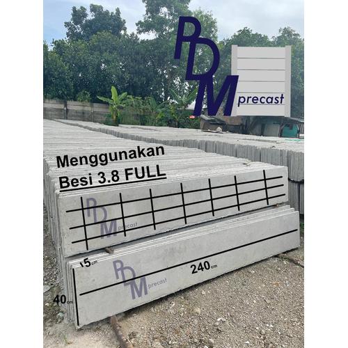 Jual Pagar Panel Beton Precast ukuran 240x40x5 Arcon BSD TANGSEL partai ...