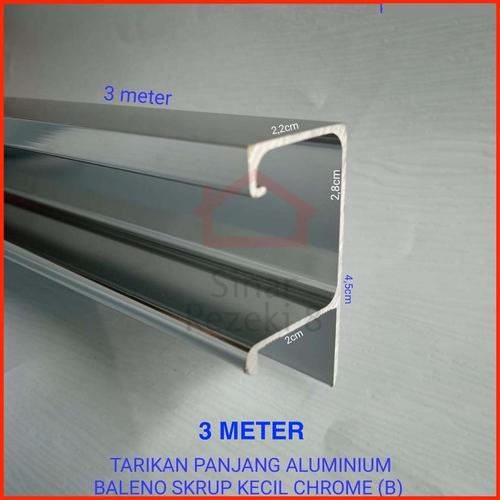 Jual Tarikan Panjang Aluminium Alumunium Profil Lis Frame Handle GP 36 ...